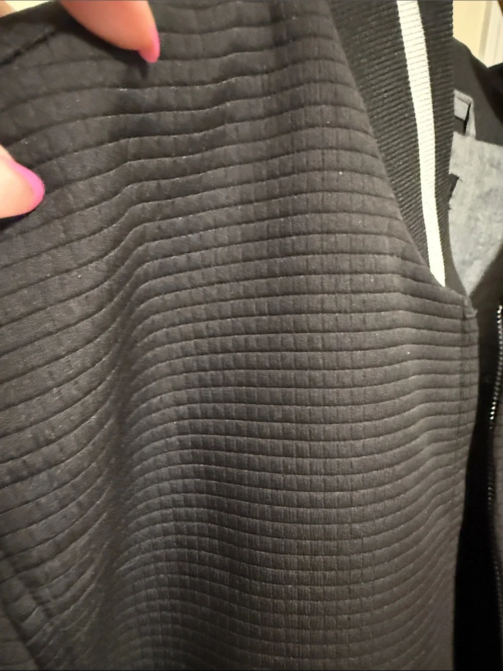 Truth | Jackets & Coats | Truth Black Bomber Jacket With White Stripe ...